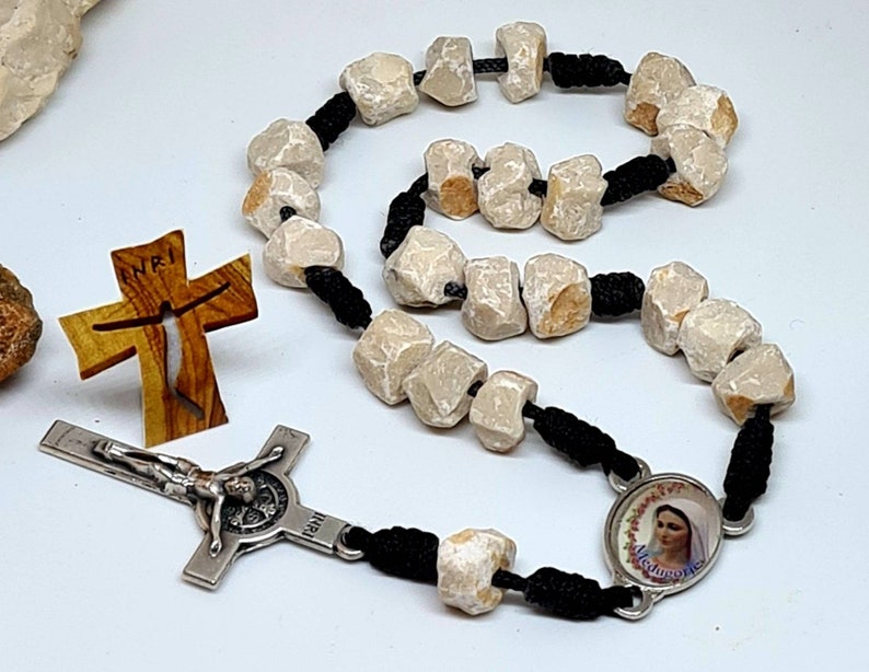 Peace Chaplet of Medjugorje Rosary With Stones Catholic | Etsy