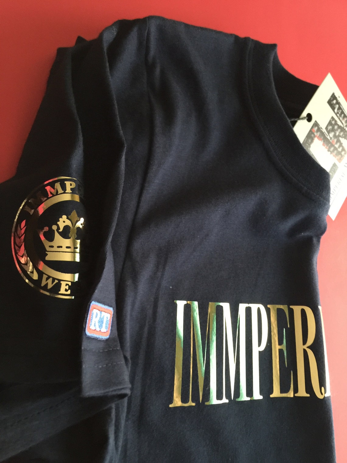 Immperial Wear Gold Graphics Crew Neck T-shirt - Etsy