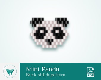 Mini Cow, Bead Charms, Brick Stitch Pattern, Pdf Pattern, Brick Stitch ...