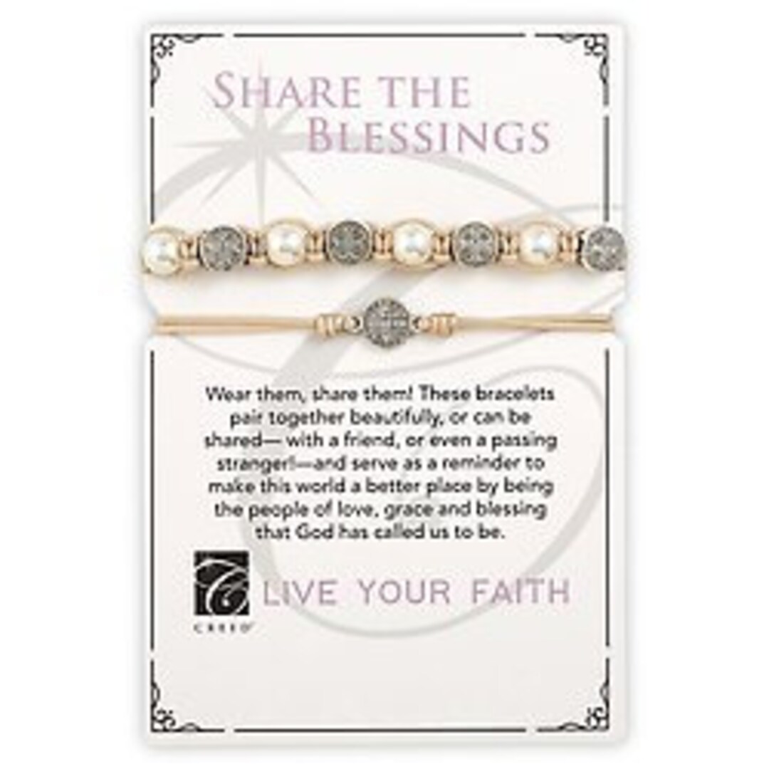 Share the Blessings Bracelet, Religious Bracelet - Etsy
