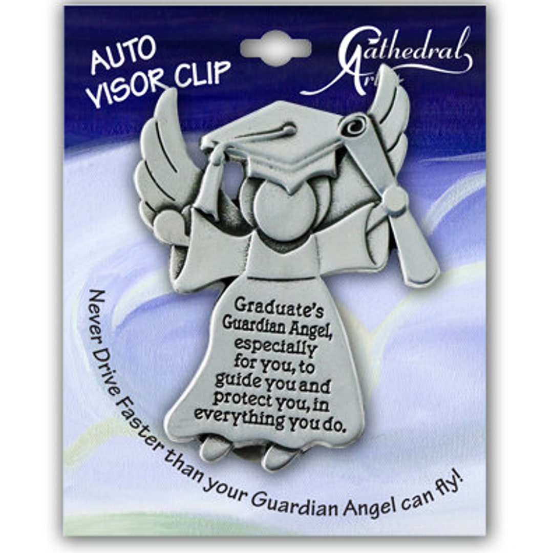 Graduation Angel Visor Clip - Etsy