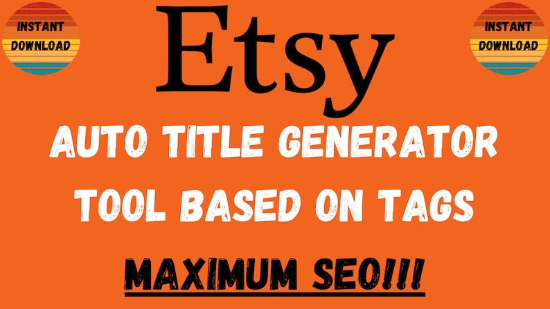 Etsy Title Generator Etsy Tags Etsy Title Etsy Keywords Etsy