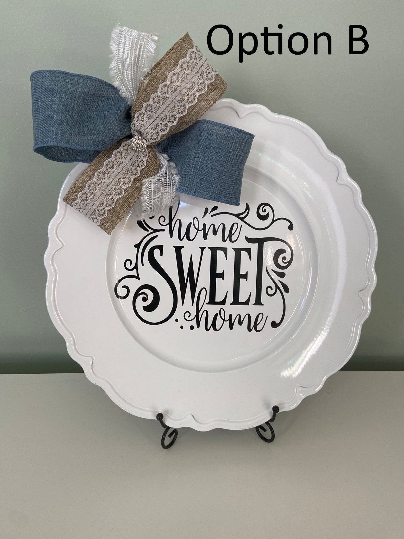 Home Sweet Home Plate Decor for Home, Party or Gift - Etsy