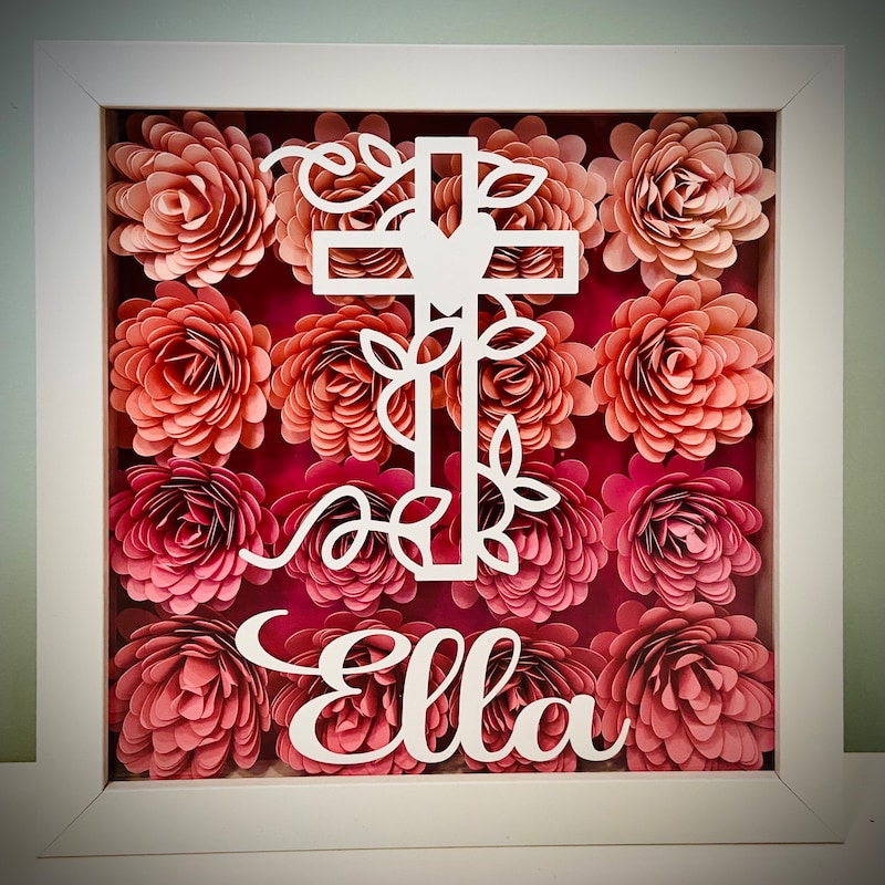 Baptism Shadow Box - Etsy