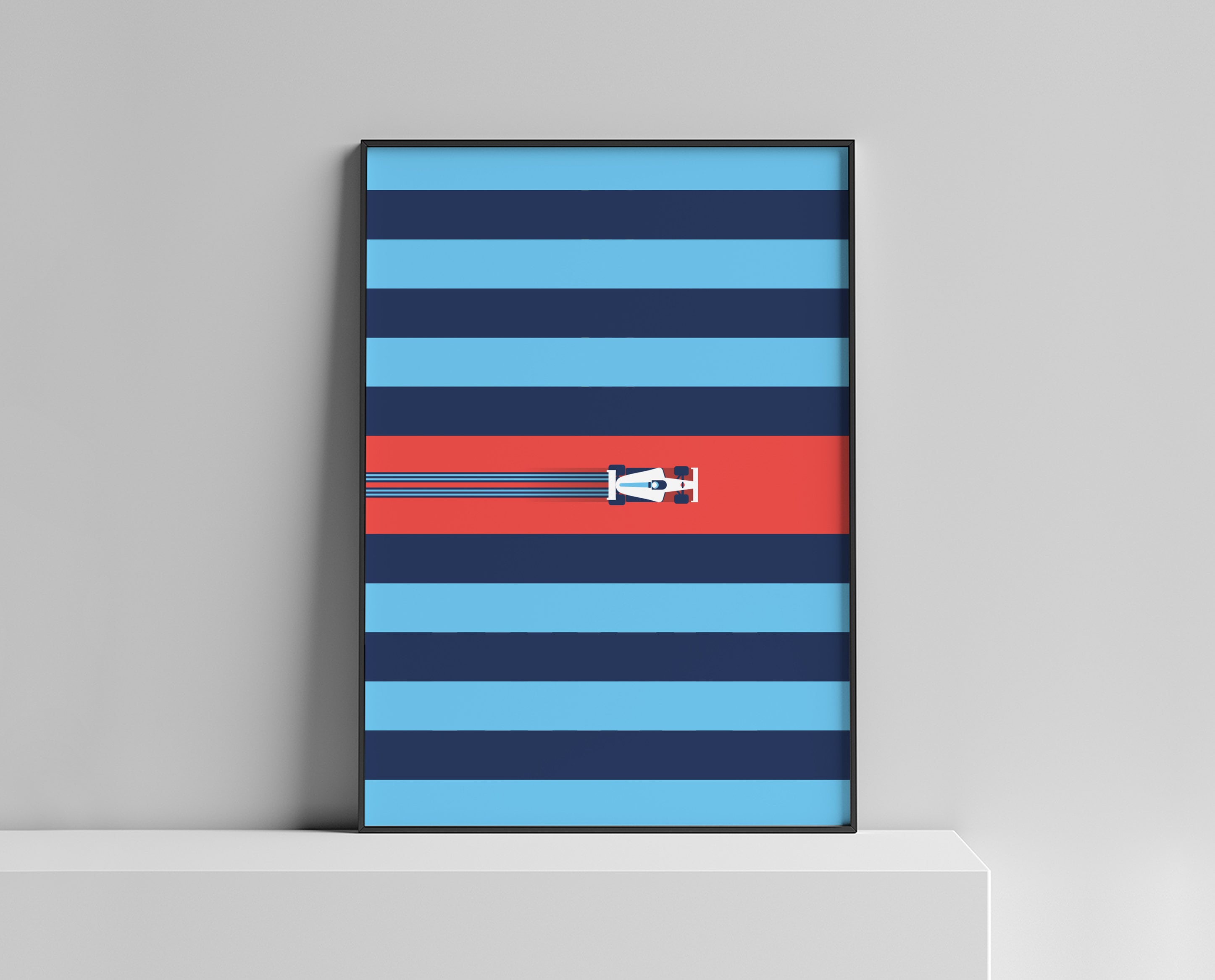 F1 Martini Racing Colours Poster, Wall Art, Printable and Available for ...