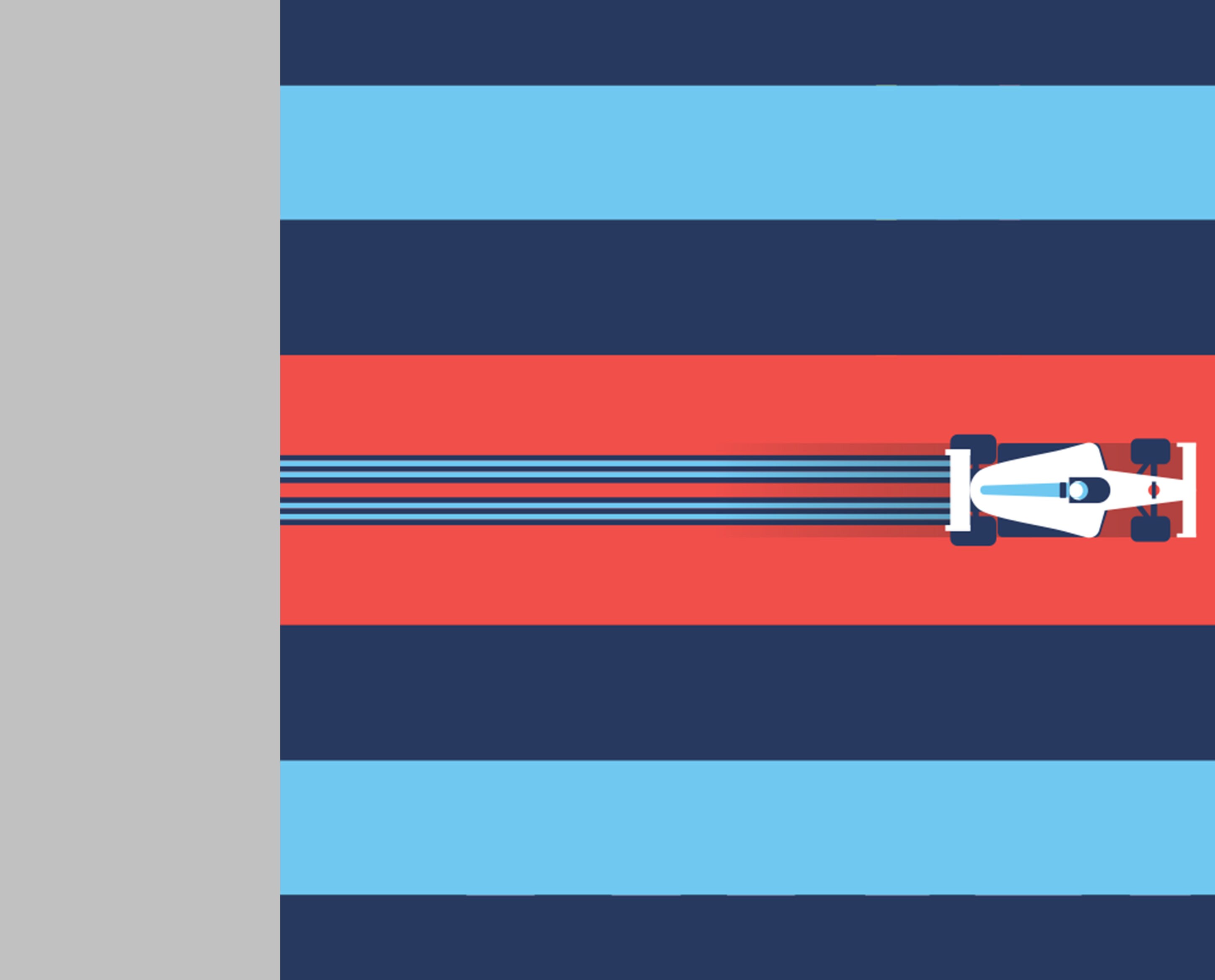 F1 Martini Racing Colours Poster, Wall Art, Printable and Available for ...