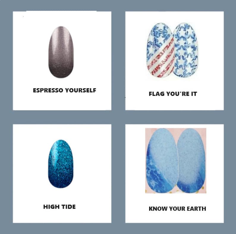 Color Street RETIRED Designs & Hostess Nail Strips 100% Real Nail ...