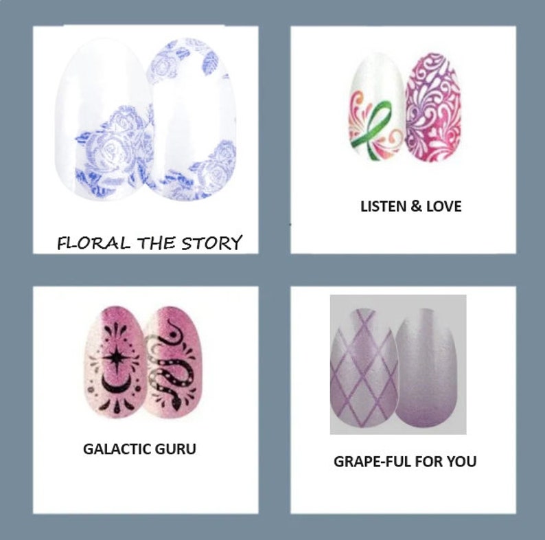 Color Street New and RETIRED Designs & Hostess Nail Strips * Real Nail ...