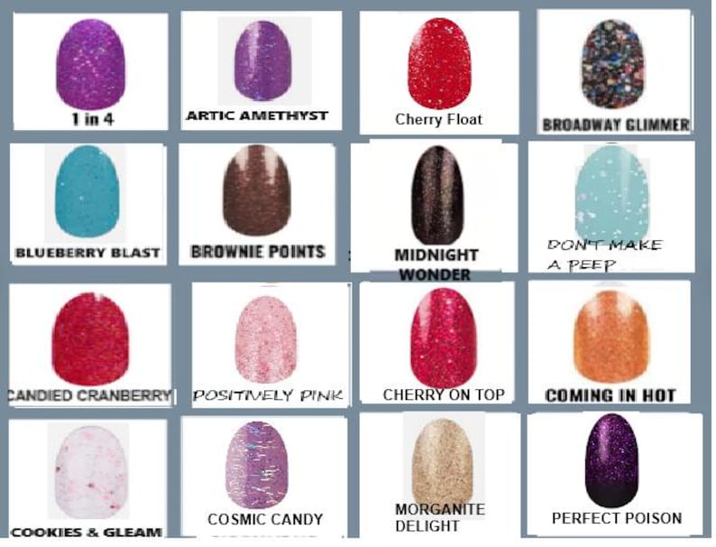 Color Street Glitters * 100% Real Nail Polish * Made in the USA * Tons ...