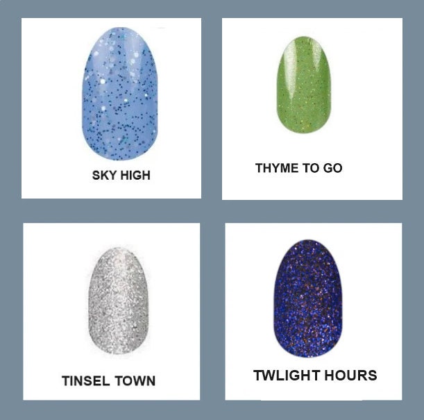 Color Street RETIRED GLITTER Nail Strips * 100% Real Nail Polish * Made ...