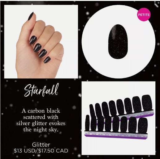 Color Street RETIRED Petite & Pedicure Nail Strips 100% Real Nail ...