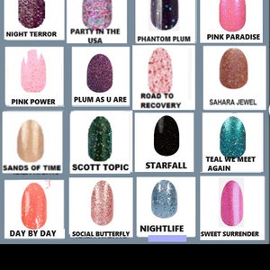 Color Street Glitters * 100% Real Nail Polish * Made in the USA * Tons ...