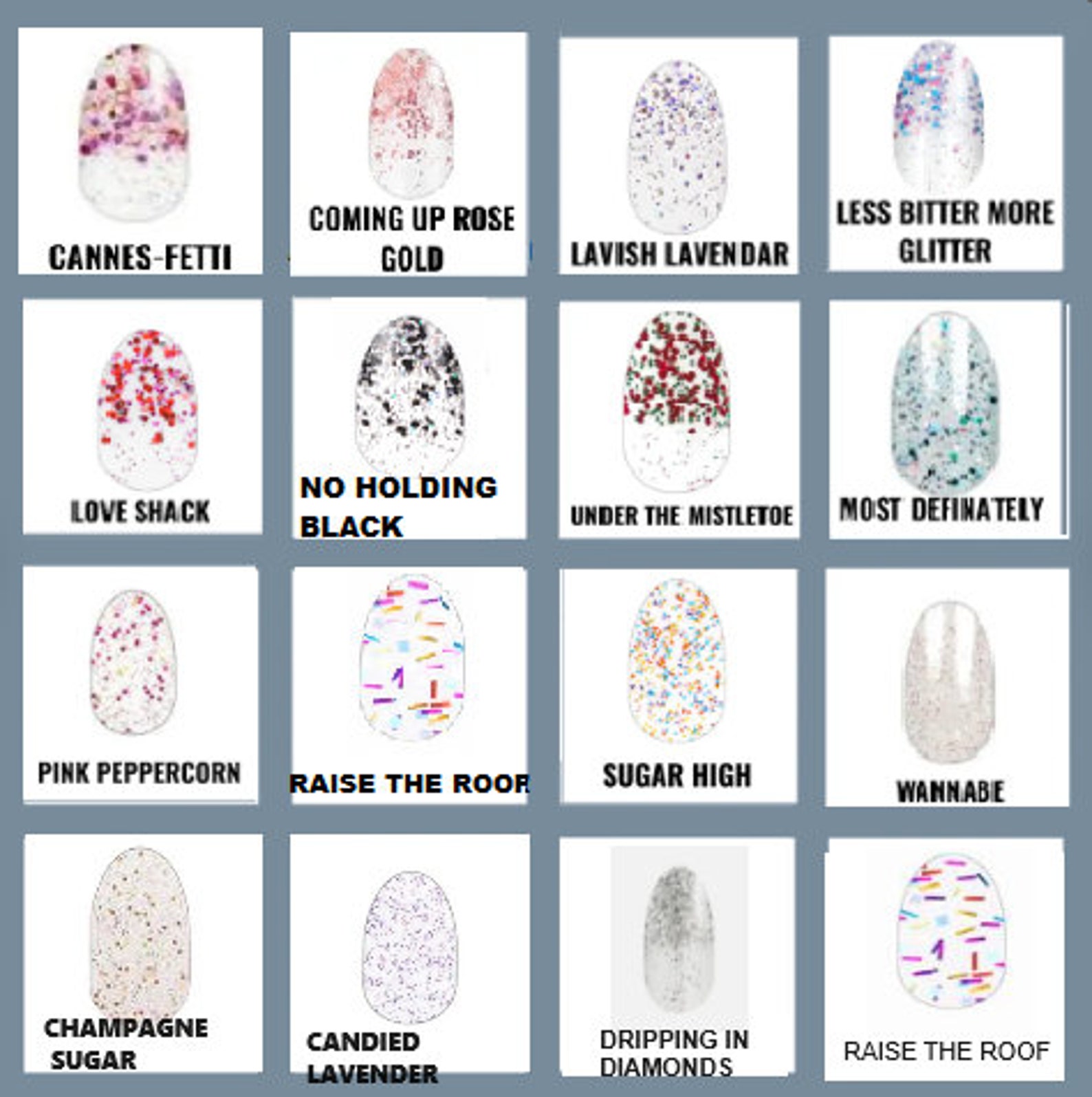 Color Street RETIRED OVERLAY Nail Strips * 100% Real Nail Polish * Made ...