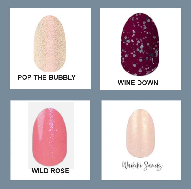 Color Street RETIRED GLITTER Nail Strips 100% Real Nail Polish Made in ...