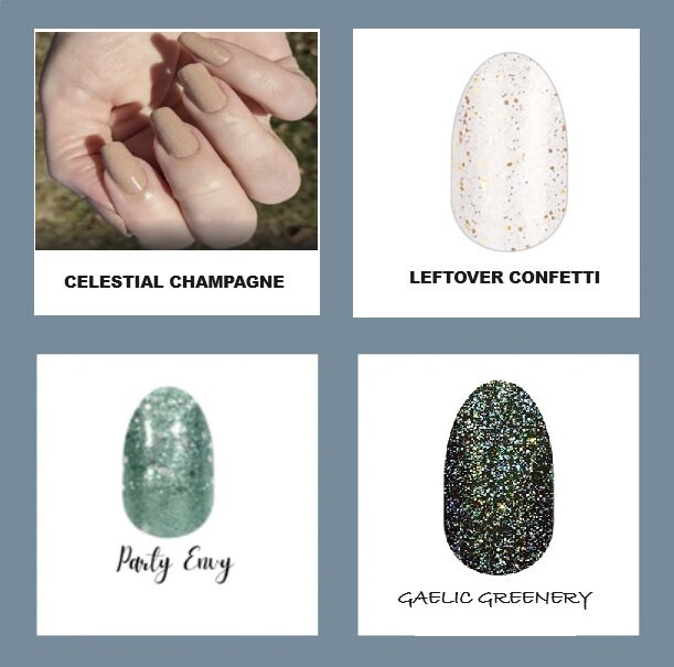 Color Street RETIRED GLITTER Nail Strips 100% Real Nail Polish Made in ...