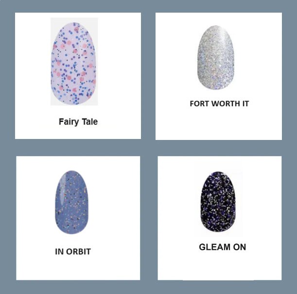 Color Street RETIRED GLITTER Nail Strips 100% Real Nail Polish Made in ...