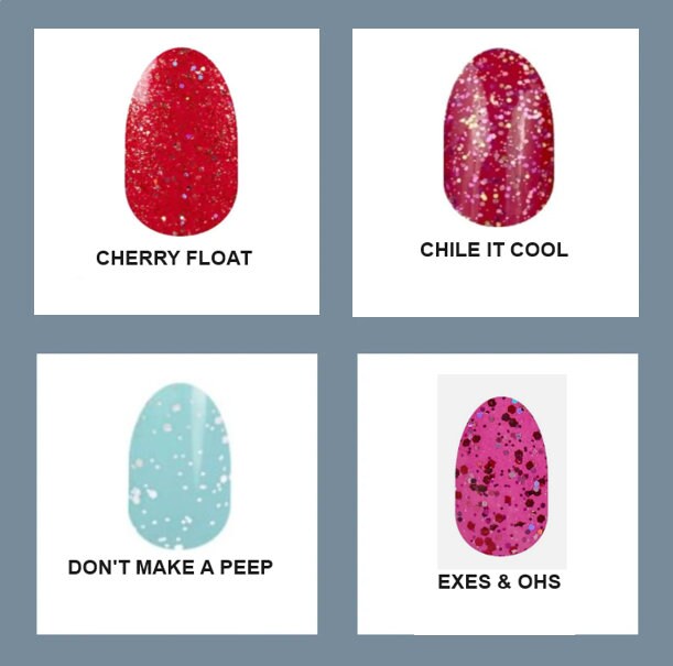 Color Street RETIRED GLITTER Nail Strips 100% Real Nail Polish Made in ...