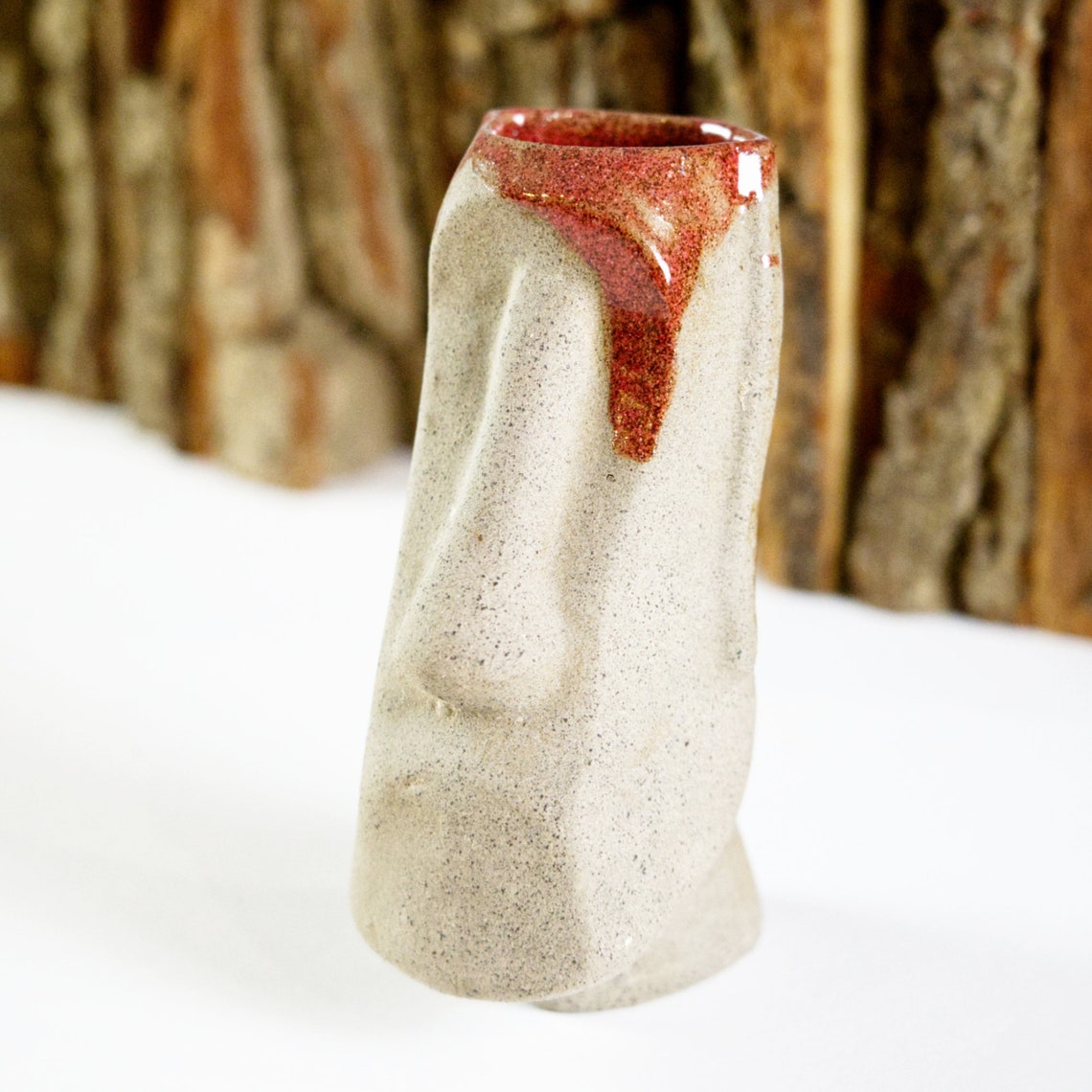 Moai Stone Lava Tiki Mug / Tiki Mug / Unique Handmade Ceramic - Etsy
