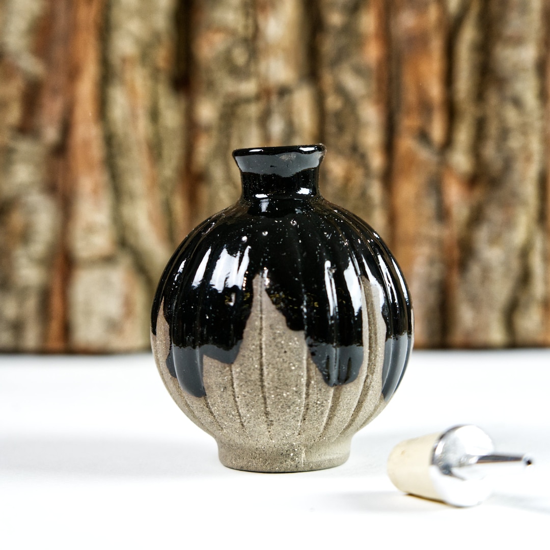 Bitters Bottle Black / Bartender Kit / Tiki Set / Tiki Decor / Handmade ...