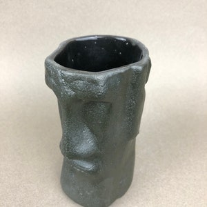 Moai Volcano TIKI Mug TIKI decor ceramic mug tiki vessel | Etsy