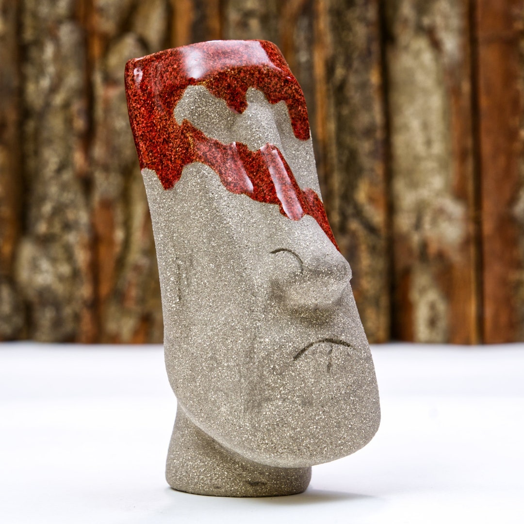 Moai Stone Lava Tiki Mug / Tiki Mug / Unique Handmade Ceramic Mug ...