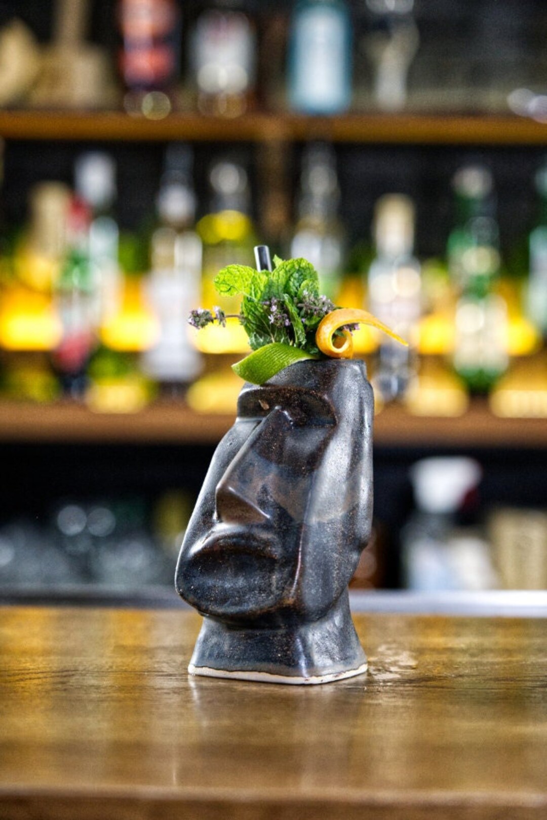 Moai Coal Tiki Mug / Tiki Mug / Unique Handmade Ceramic Mug / - Etsy