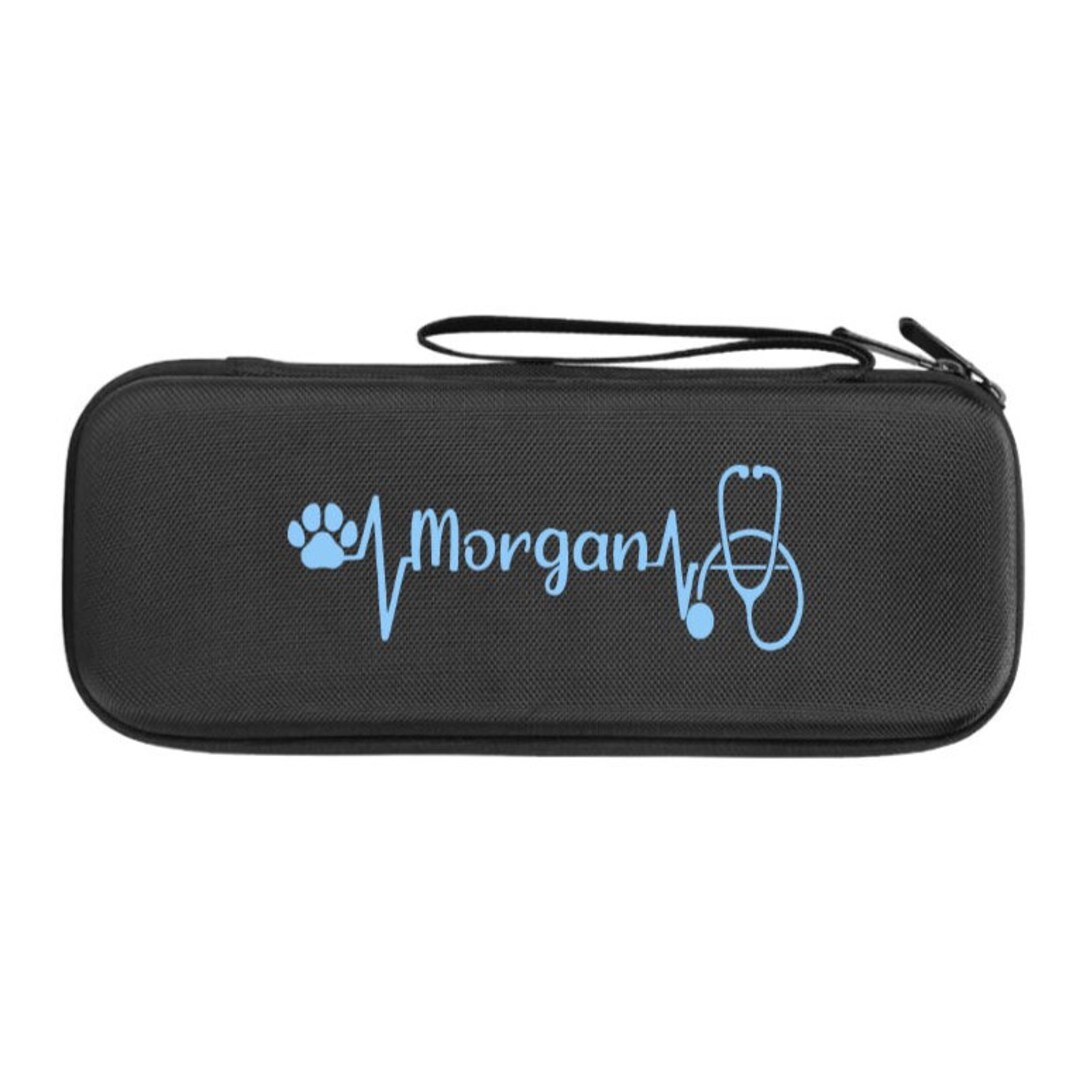 Black Personalized Custom Stethoscope Case Hard Case Bag With ...