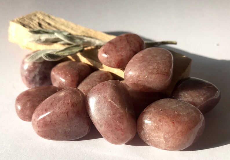 Red Muscovite Tumbled Stones Opens the Heart for Unconditional - Etsy
