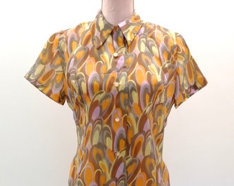 80s Button up Shirt - Etsy