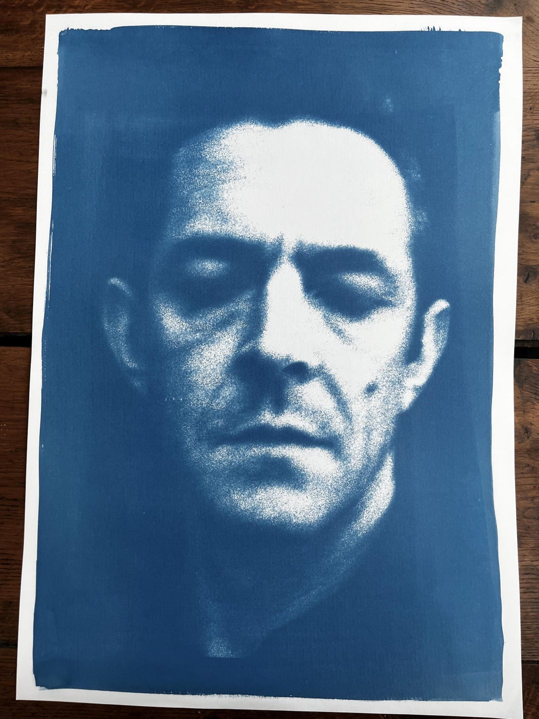 Large Format Cyanotype - Portrait - Etsy