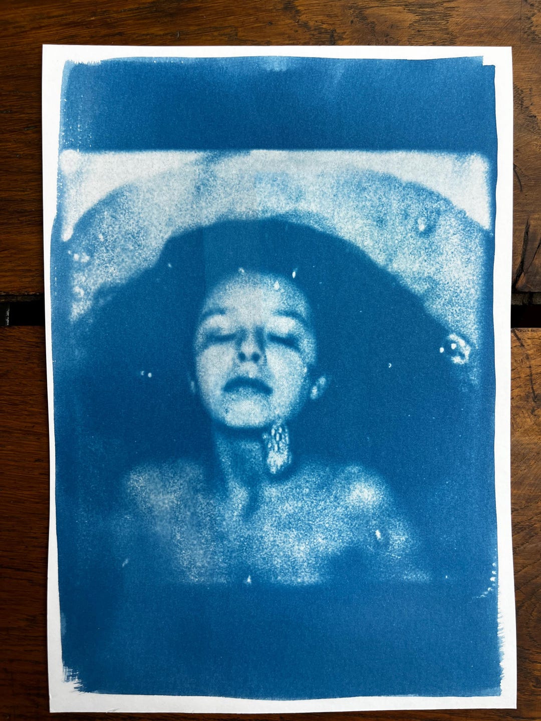Cyanotype Portrait - Etsy