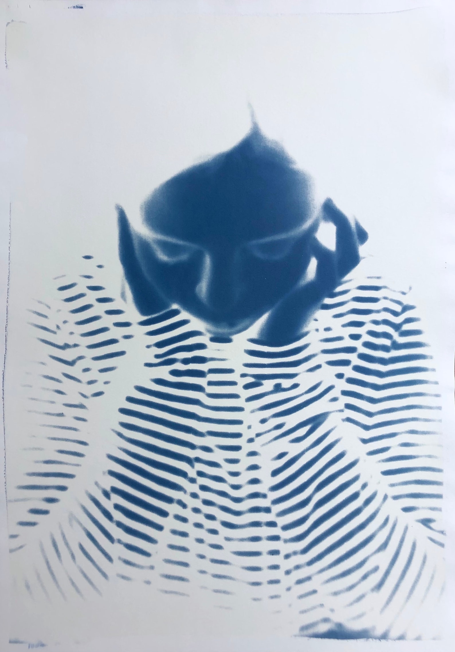 Triptyque Portrait / large format cyanotype - Etsy France