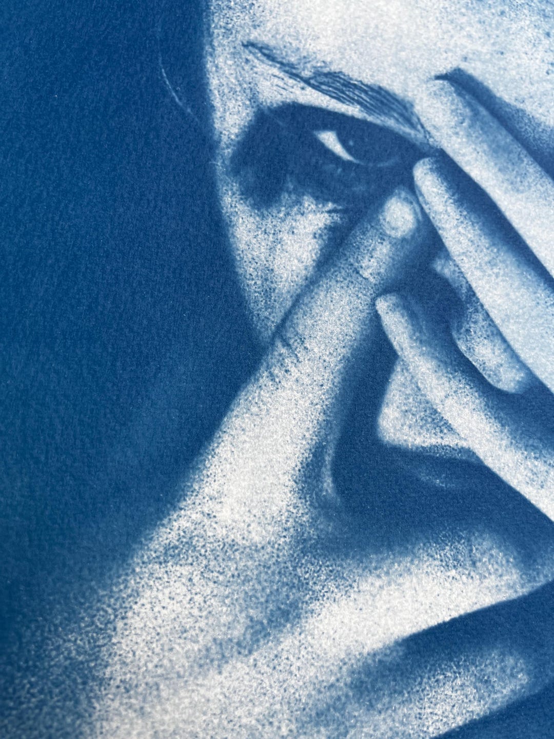 Portrait / Large Format Cyanotype - Etsy