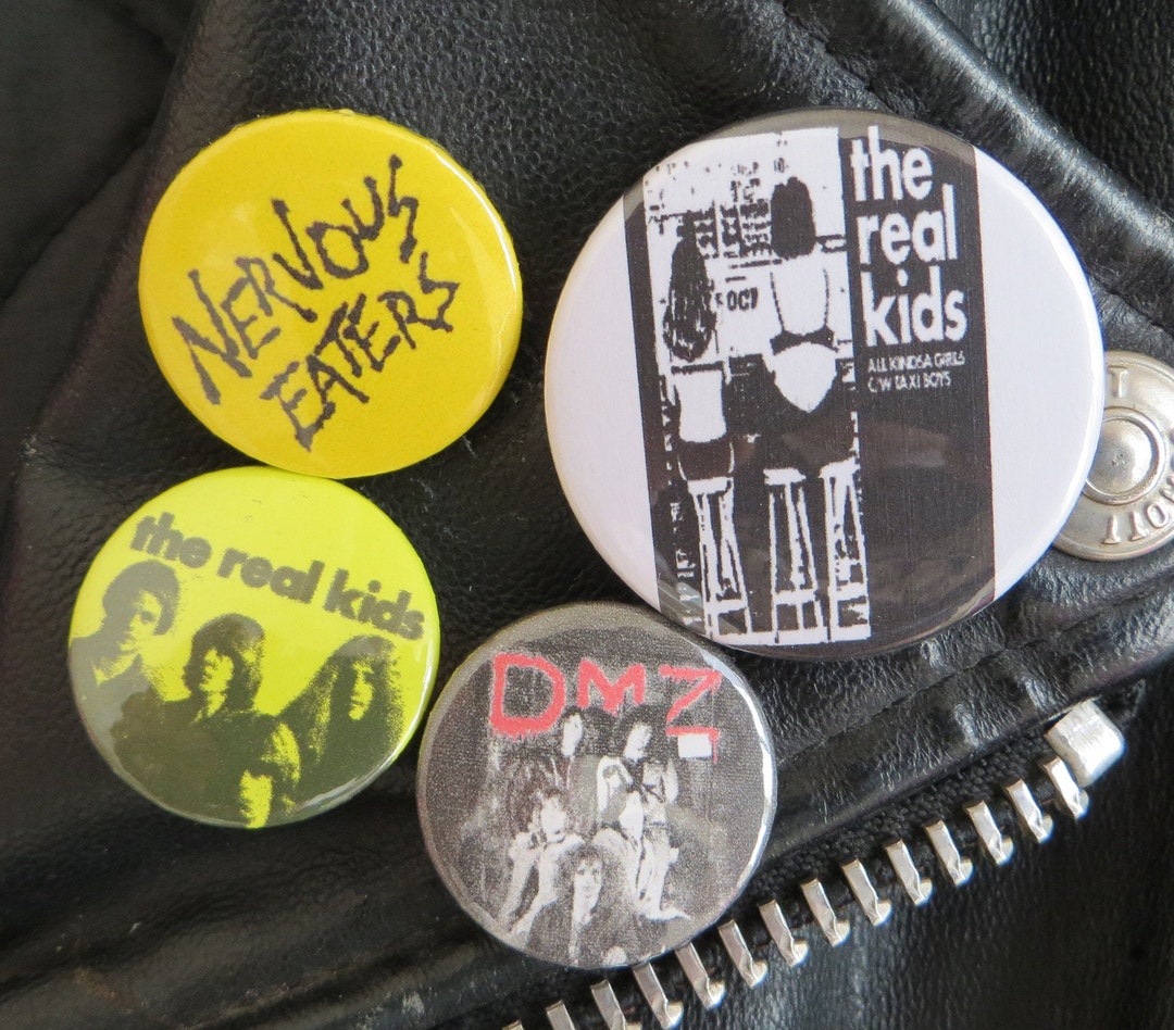 Boston Punk Rock 'n' Roll Badges : Real Kids / Nervous Eaters / DMZ ...