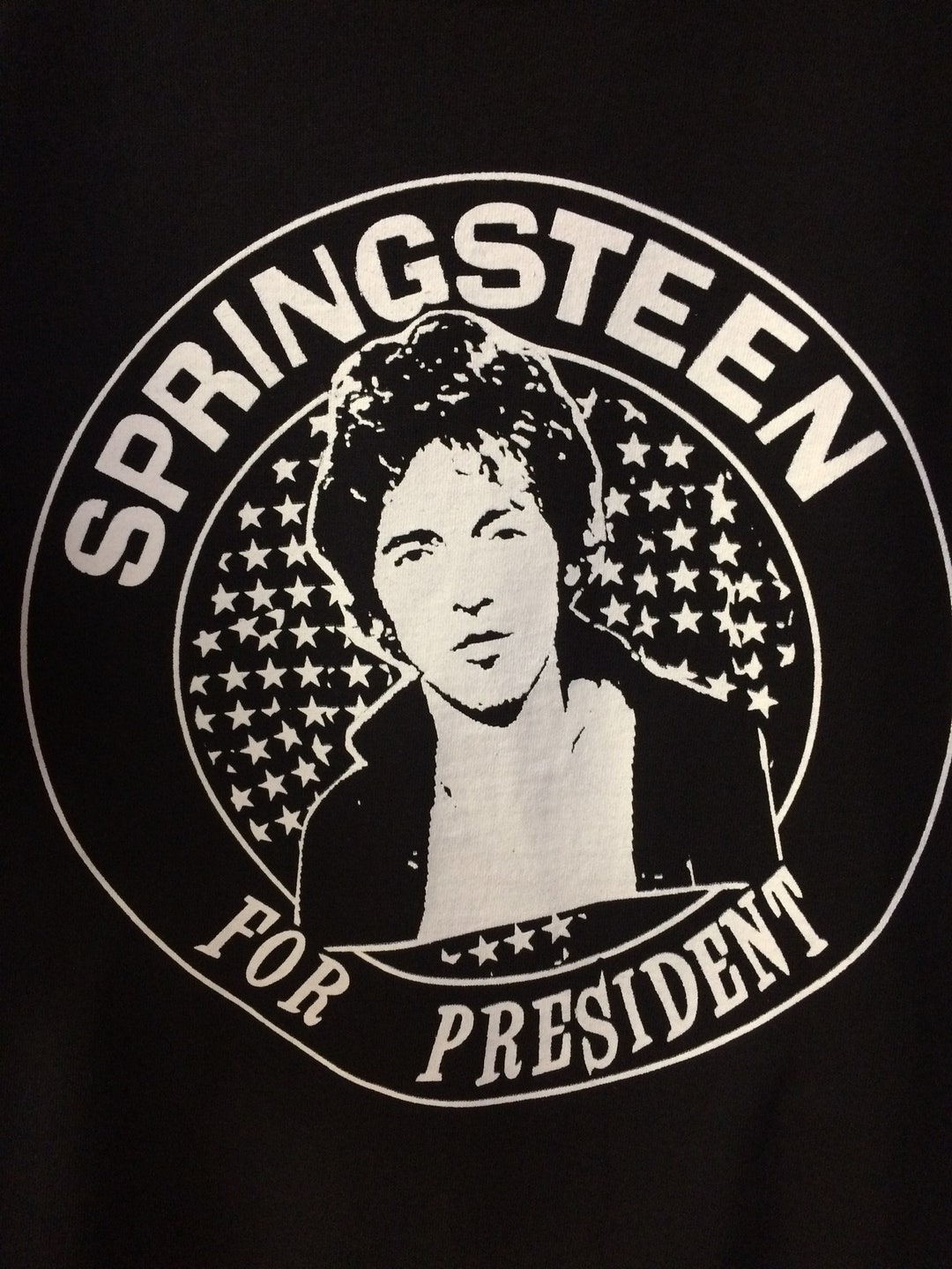 Bruce Springsteen : Springsteen for President Hand Screen Printed Shirt ...