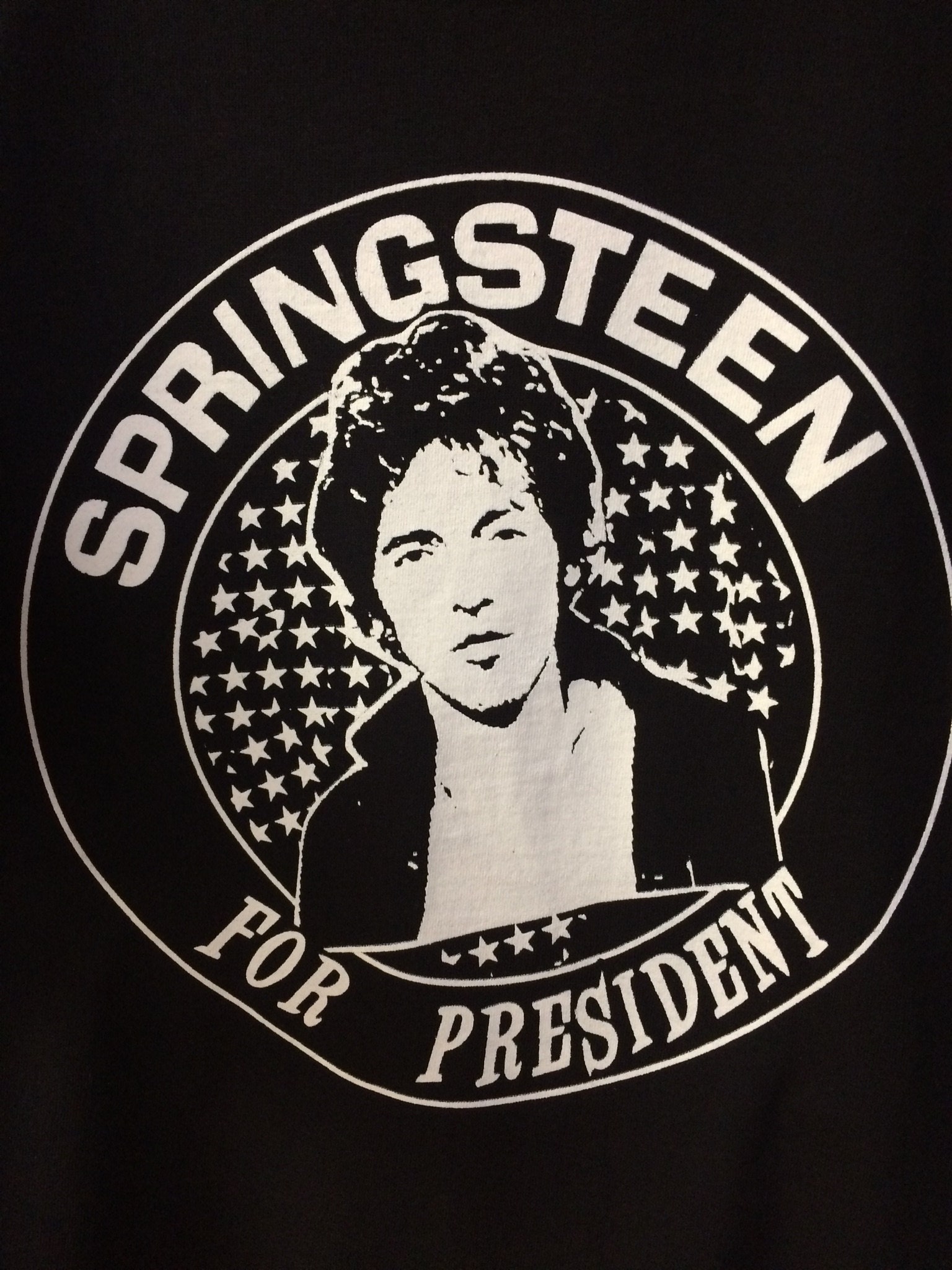 Bruce Springsteen : Springsteen for President Hand Screen Printed Shirt ...