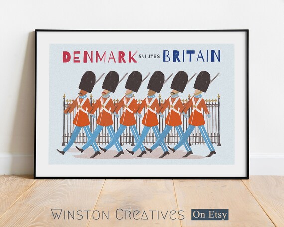 Royal Guards Wall Art Print Poster London England | Etsy