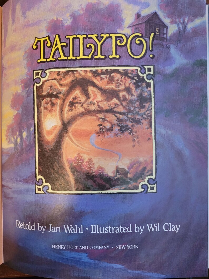 Tailypo! Retold by Jan Wahl, Illustrated by Wil Clay, 1st Edition - Etsy