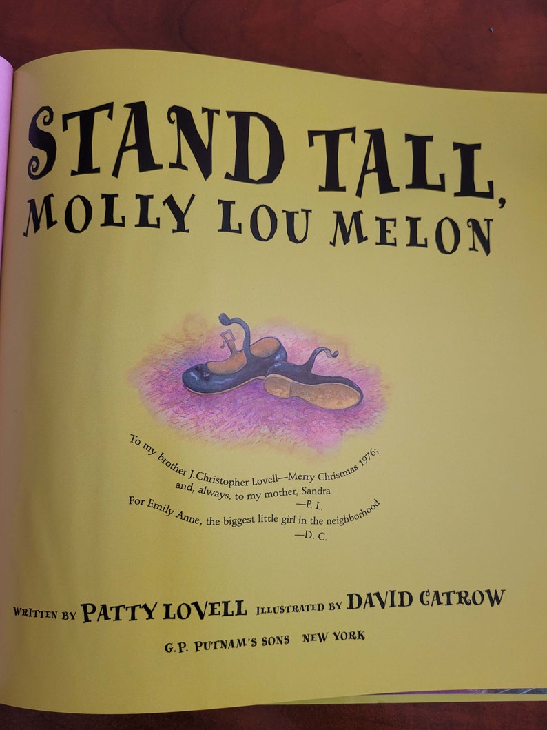 Stand Tall Molly Lou Melon by Patty Lovell 2001 - Etsy