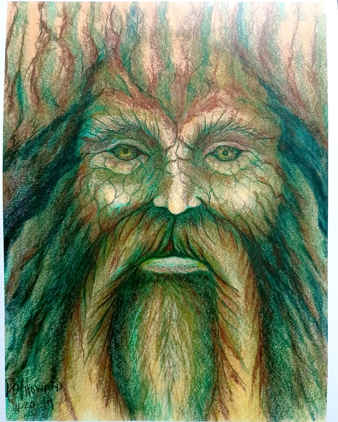 Green Man - Etsy