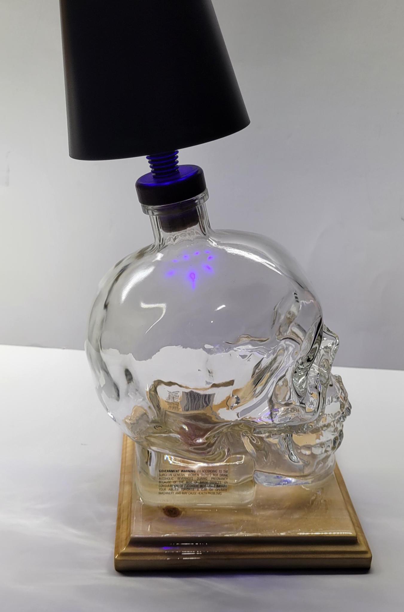 Crystal Skull Vodka Lamp - Etsy