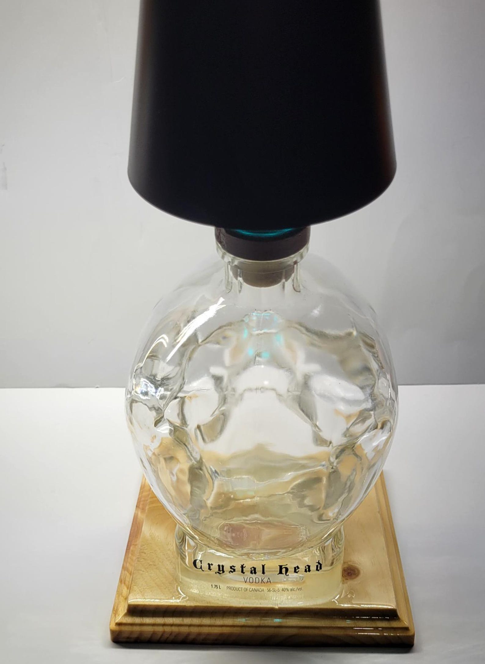 Crystal Skull Vodka Lamp - Etsy