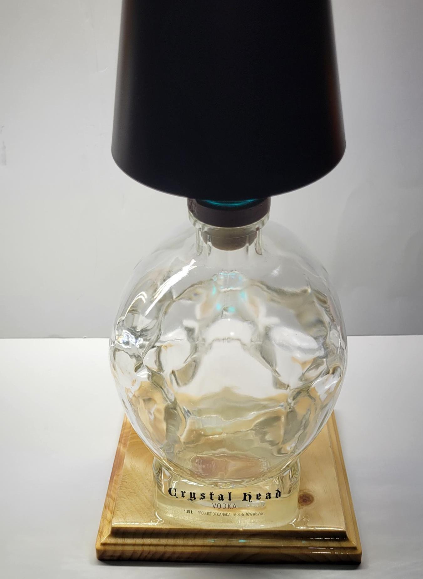 Crystal Skull Vodka Lamp - Etsy