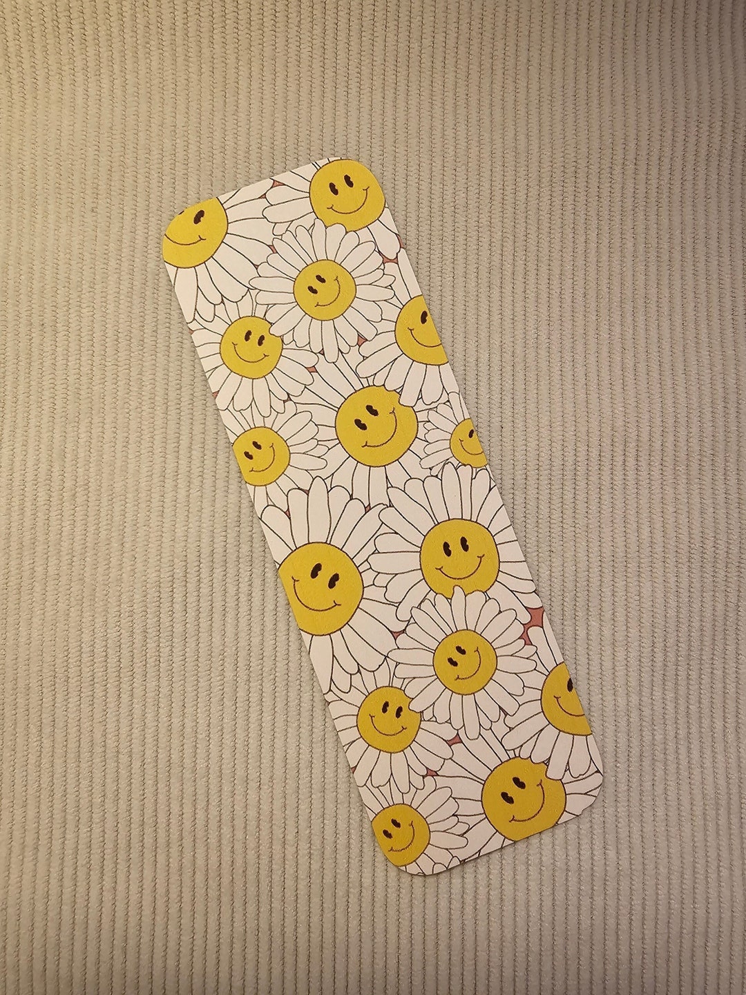 Smiley Face Sunflower Bookmark | Card Bookmark - Etsy