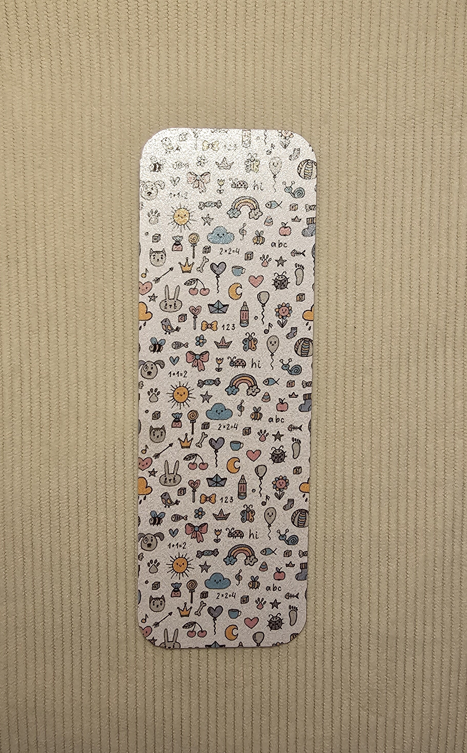 Illustrated Doodle Bookmark Card Bookmark - Etsy