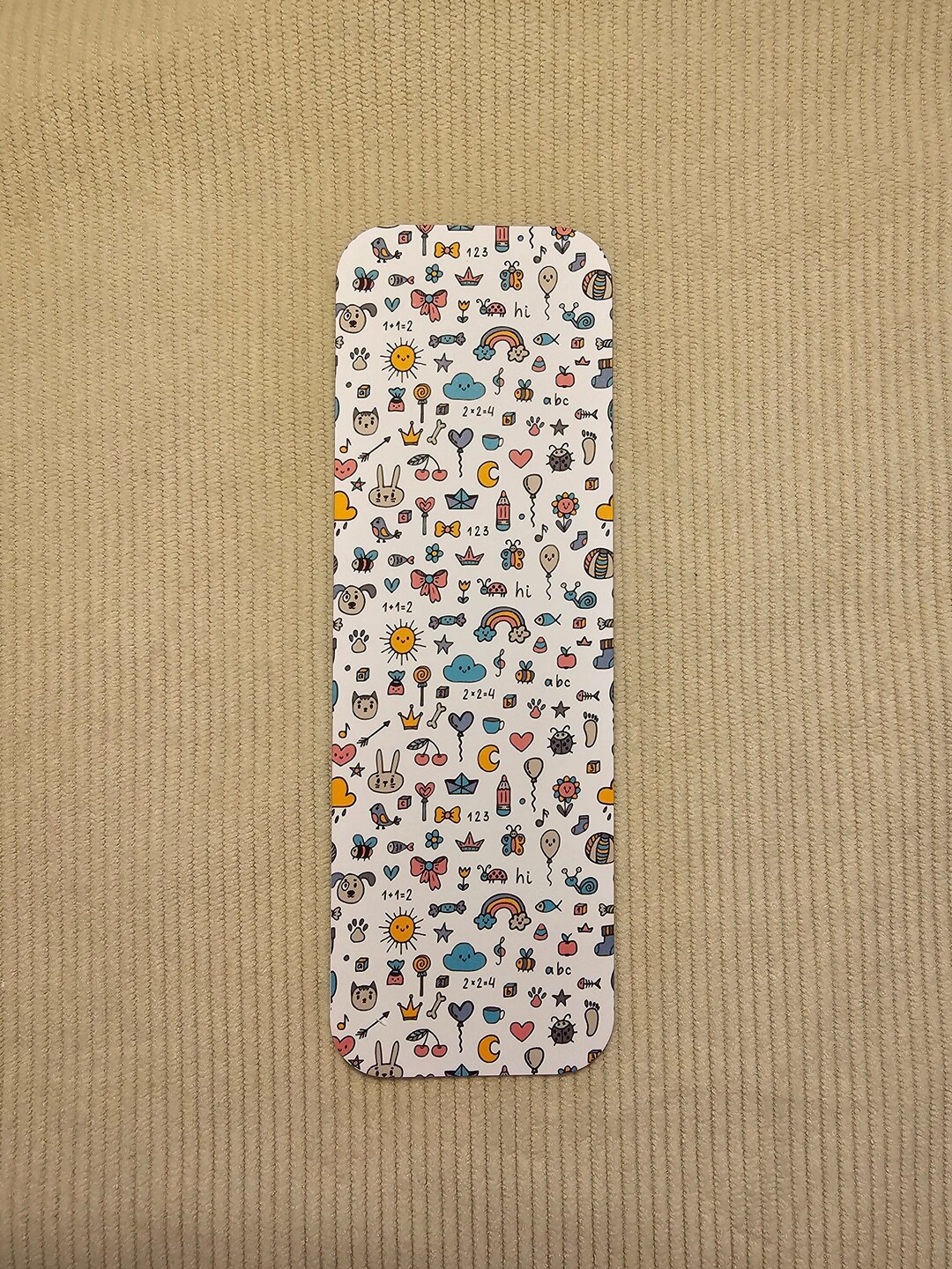 Illustrated Doodle Bookmark Card Bookmark - Etsy