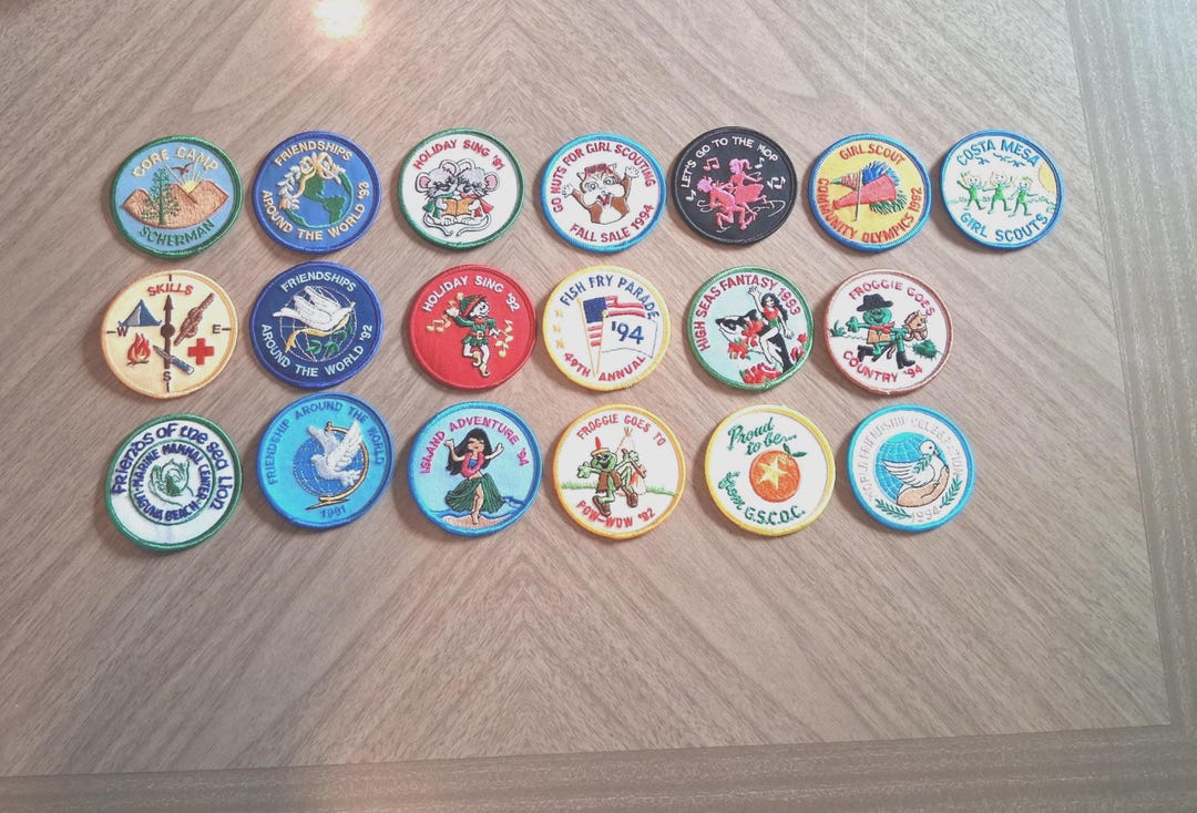 Vintage 1990s Unused Girl Scout Event Patches - Etsy