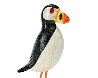 Painted Cardinal Bird Wooden Carving - Etsy