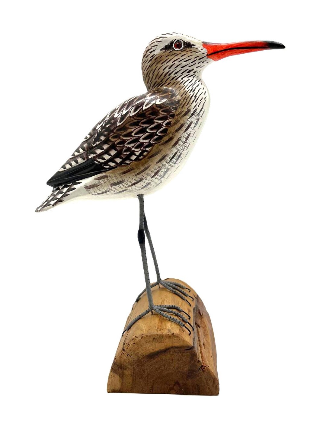 Curlew - Painted Wooden Carving (gloss) - Etsy