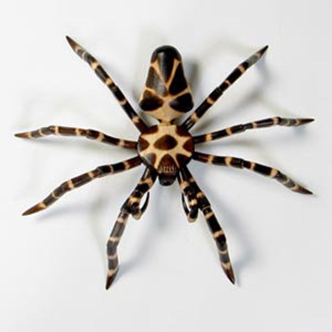 Tarantula - Painted Wooden Figurine - Etsy